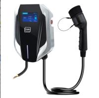 China RDC Commercial Level 3 Type 2 J1772 7.4KW 11KW 22KW EV Charger for 4.3 Inches Screen for sale