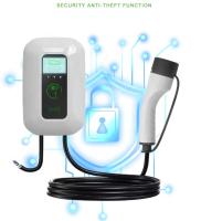 China RDC Adjustable AC Ev Charger Type 1 7kw 1 Phase Current Switching Wall-mounted Charging Stations With Swiping for sale