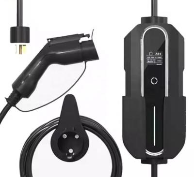 China Portable IP65 RDC Electric Car 16a 32a 3.5KW 7KW Type 1 Charging Box EV Charging Station for sale