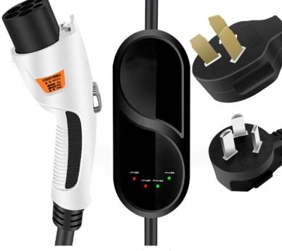China RDC New Energy Vehicle Charging Gun 3.5KW 7KW 16A/32A Portable car charger Station for sale