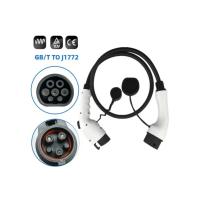 China RDC  Electric Vehicle EV Charging Cable 32A 220V GB/T To SAE J1772 EV Charger With 5m EVSE Cable for sale