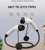 China RDC  Electric Vehicle EV Charging Cable 32A 220V GB/T To SAE J1772 EV Charger With 5m EVSE Cable for sale