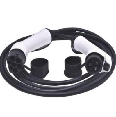 China 16A IP55 Type 2 To Type 2 Female Plug RDC Portable Ev Charger With 5m cable for sale