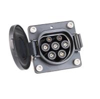 China factory supply 16A 32A single phase or 3 phases Car GBT AC EV Socket For New Energy Vehicles tesla byd huawei for sale