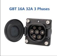 China factory supply 16A 32A single phase or 3 phases Car GBT AC EV Socket For New Energy Vehicles tesla byd huawei for sale