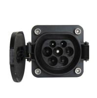 China GBT AC vehicle socket 250V 16A/32A 1Phase 3 phases EV Socket EV Connector Female/male Socket for tesla byd GAC with cable for sale