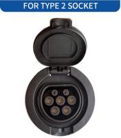 China RDC Best Price Type 2 Female EV Socket IEC 62196  EV Charger Plug And Socket Without Cable for sale