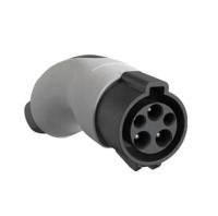 China RDC High Quality AC Sae J1772 Type 1 To Tesla Evse EV Charger Adapter For Model X Y 3S Plastic for sale