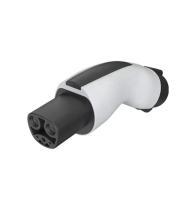 China RDC High Quality AC Sae J1772 Type 1 To Tesla Evse EV Charger Adapter For Model X Y 3S Plastic for sale