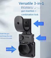 China Waterproof IP65 RDC Portable Type2 J1772 Type 1 Evse EV Home Charger Cable Wall Mount Kit Holder Hook For Line for sale