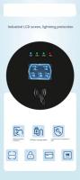 China RDC Intelligent Commercial 7KW 14KW AC Floor Mounted EV Charger Stations With Outdoor 32 Inch Advertising Screen for sale