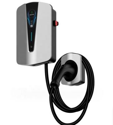 China RDC Home Evse Smart Electric Level 2  7kw 11kw 22kw wall box ev charger For Electrical Car BYD B M W for sale