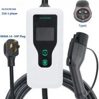 China RDC Electric Car 32A Type1 Evse Charging Cable For Charging Electric Car Charging for sale