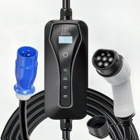 China 5M Cable Length RDC Portable EV Charging Station 3.5kw 7kw Wallbox For Home Electric Vehicle for sale