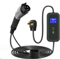 China Hot Selling Home Use 7kw/32A Ac Intelligent Temperature Control Type 1 Electric Fast Portable Ev Car Charger for sale