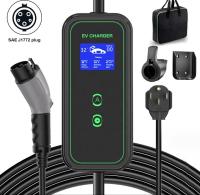 China Hot Selling Home Use 7kw/32A Ac Intelligent Temperature Control Type 1 Electric Fast Portable Ev Car Charger for sale