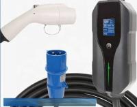 China 32A 220V-240V RDC GBT EV Electric Vehicle Charging Cable Car Charger Portable With 5m Cable for sale