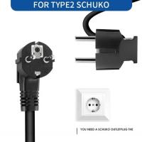 China 10A/13A/16A/20A RDC High Powered Type2 EV Charging Cable with 5m Copper Alloy Pin Material for sale