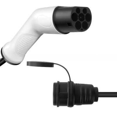 China IEC 62196-2 Standard Wall-Mounted EV Charging Cable with 220V AC 380V AC Rated Voltage for sale