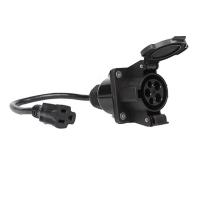 China RDC Dual Socket EV Charger Type 1 EV Socket Cable Dummy Socket Rated voltage 100V-240V for sale