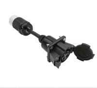 China Female Socket J1772 to NEMA 15-20 Plug Electric Vehicle Charging with RDC EV Adapter for sale