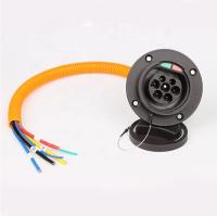 China Electric Vehicle Cars Charging Type 2 Female EV Socket with Shutter and 0.5m Cable for sale