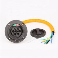 China Electric Vehicle Cars Charging Type 2 Female EV Socket with Shutter and 0.5m Cable for sale