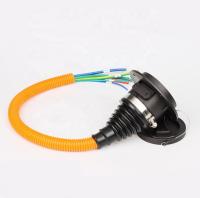 China Electric Vehicle Cars Charging Type 2 Female EV Socket with Shutter and 0.5m Cable for sale