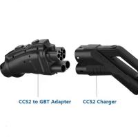China Hot Sales CCS2 To GBT EV Charger and fast charging cable adapter for car for sale