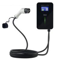 China RDC Wall-Mounted Charging Stations Type2 plug 32A 3P 22KW RFID Card Cable length 5M for sale
