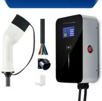 China RDC Wall-Mounted Charging Stations Type2 plug 32A 3P 22KW RFID Card Cable length 5M for sale