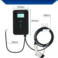 China RDC Wall-Mounted Charging Stations Type2 plug 32A 3P 22KW RFID Card Cable length 5M for sale