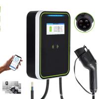 China AC Output Current Electric Vehicle Charging Pile for General Energy Wall Hanging Design for sale