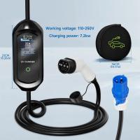 China RDC OEM ODM Wholesale Type 2 16A 32A 3.5KW 7kw  Portable EV Charger Wallbox with DLB protection for sale