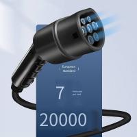 China RDC Wholesale 3.5KW 7KW 16A Type2 3 Phase Extension Portable EV Chargering Station for sale