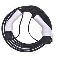 China RDC Type 2 Chargers Connector Gun 32A EV Charger  Double Gun With  4.3in Screen for sale