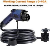 China 11KW 22KW 32Amp Electric Type2 AC EV Charger Station for TYPE 1 Interface Standard for sale