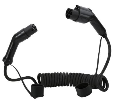 China Type 1 to Type 2 32A Double Gun EV Charger Insulation Resistance 1000MΩ DC500V RDC for sale