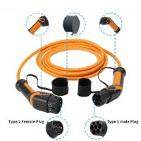 China RDC Portable EV Charger Electric Vehicle Charging Cable with Silver Plating Pin Material for sale