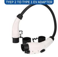 China Electric Vehicle Charger Type 2 To Type 1 32A Cable with No-Load Plug In /Pull Out for sale