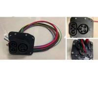China Hot Sale High Performance Car Side Inlet Type 2 Electric Vehicle Socket For Charging for sale