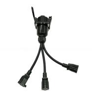 China Long Mechanical Life DC CCS2 EV Male Inlet Charging Socket with 2000V Withstand Voltage for sale