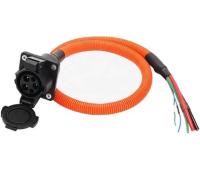 China Hot Sale American Standard Male Connector SAE J1772 EV Socket With Extension Cord for sale