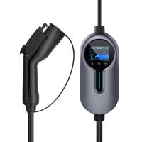 China RDC Portable Solar Car EV Charger for Public 16A 250V With Single Charging Cable for sale