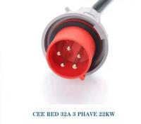 China Portable EV Charger for Home 7kW Rated Voltage 110V-380V AC Pin Material Copper Alloy for sale