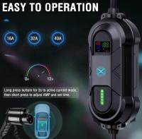 China IP55 RDC 2024 Smart 7kw EV Car House Fast Charger Portable EV Charger With App for sale