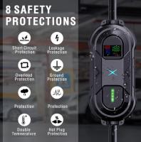 China IP55 RDC 2024 Smart 7kw EV Car House Fast Charger Portable EV Charger With App for sale