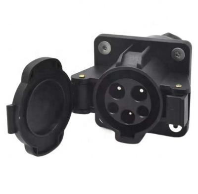 China UL94 V-0 Flame Retardant Electric Vehicle Charging Socket Type 1 for Charging Options for sale