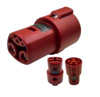 China Best Price ev Charging Adapter RED J1772 60A ev Charger AC Portable With Adapter for sale