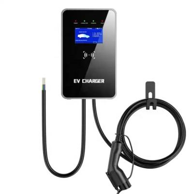 China RDC EV Charger Electric Vehicle Type 2 16a Floor-mounted With Charging Pile for sale